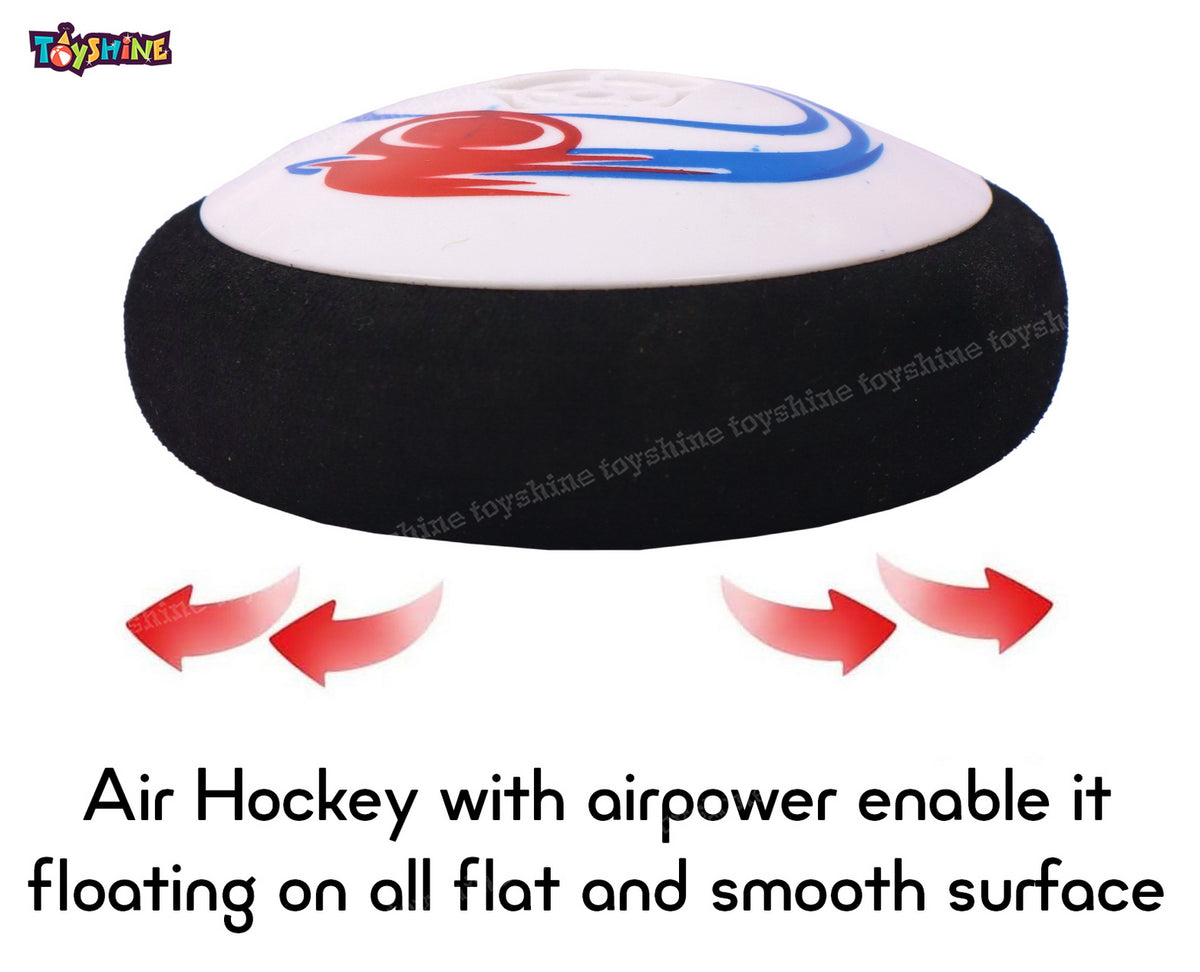 Toyshine Ice Hockey Kit for Kids, Battery Operated Air Powered Game Di