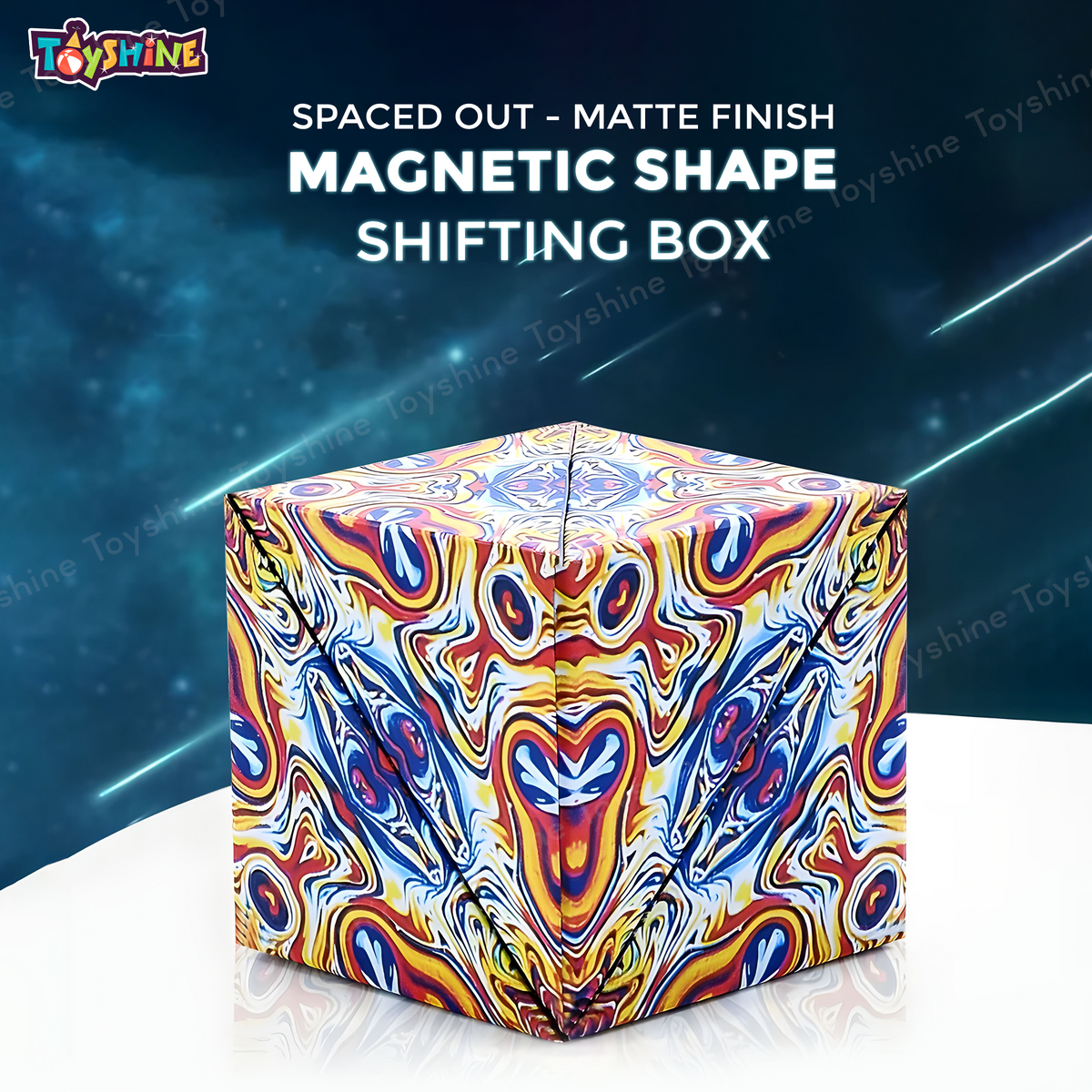 Toyshine Magic Cube Shape Shifting Puzzle Box | Magnetic Puzzle Fun Cu