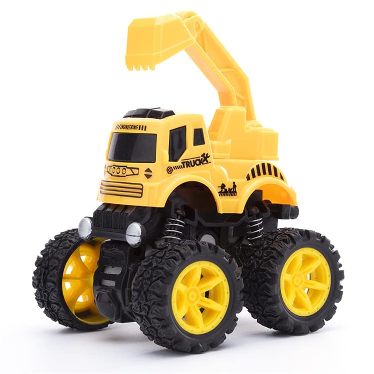 Toyshine Pack of 4 Rocky Construction Cars Toy Push and Go Play Set Fr