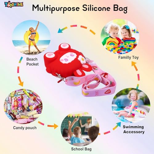 Toyshine Soft Touch Girls Mini Hanging Cute Children Side Bags with St