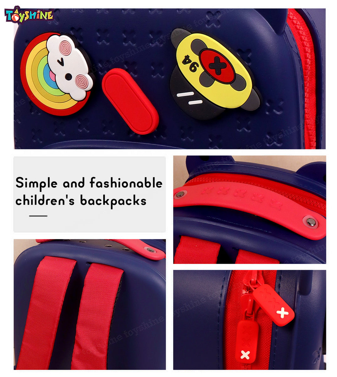 Toyshine 13" Ultralight EVA Cute Kids Toddler Waterproof Kawaii Backpa