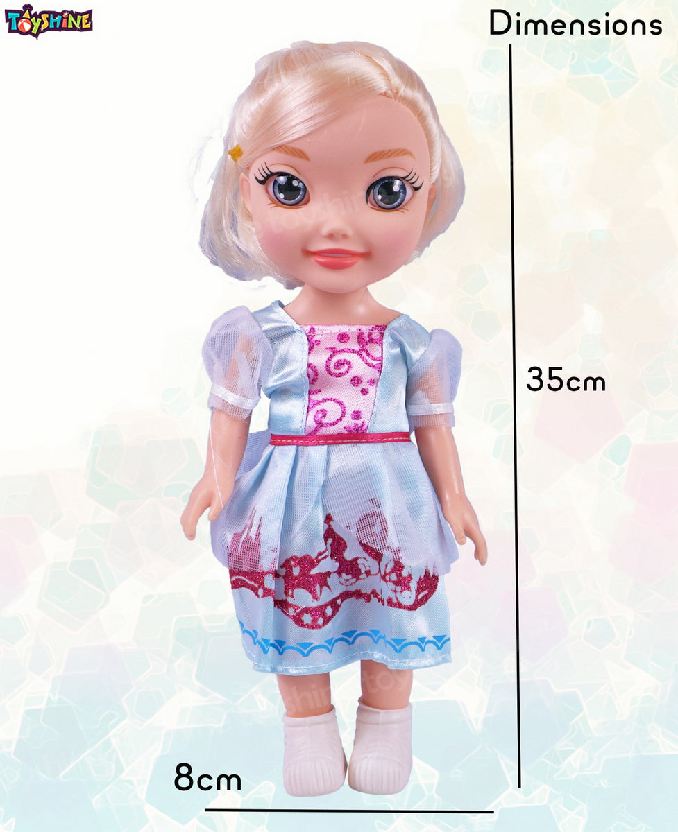 Toyshine 10 Inches Beauty Doll with Hair Accessories Pretend Play Gift