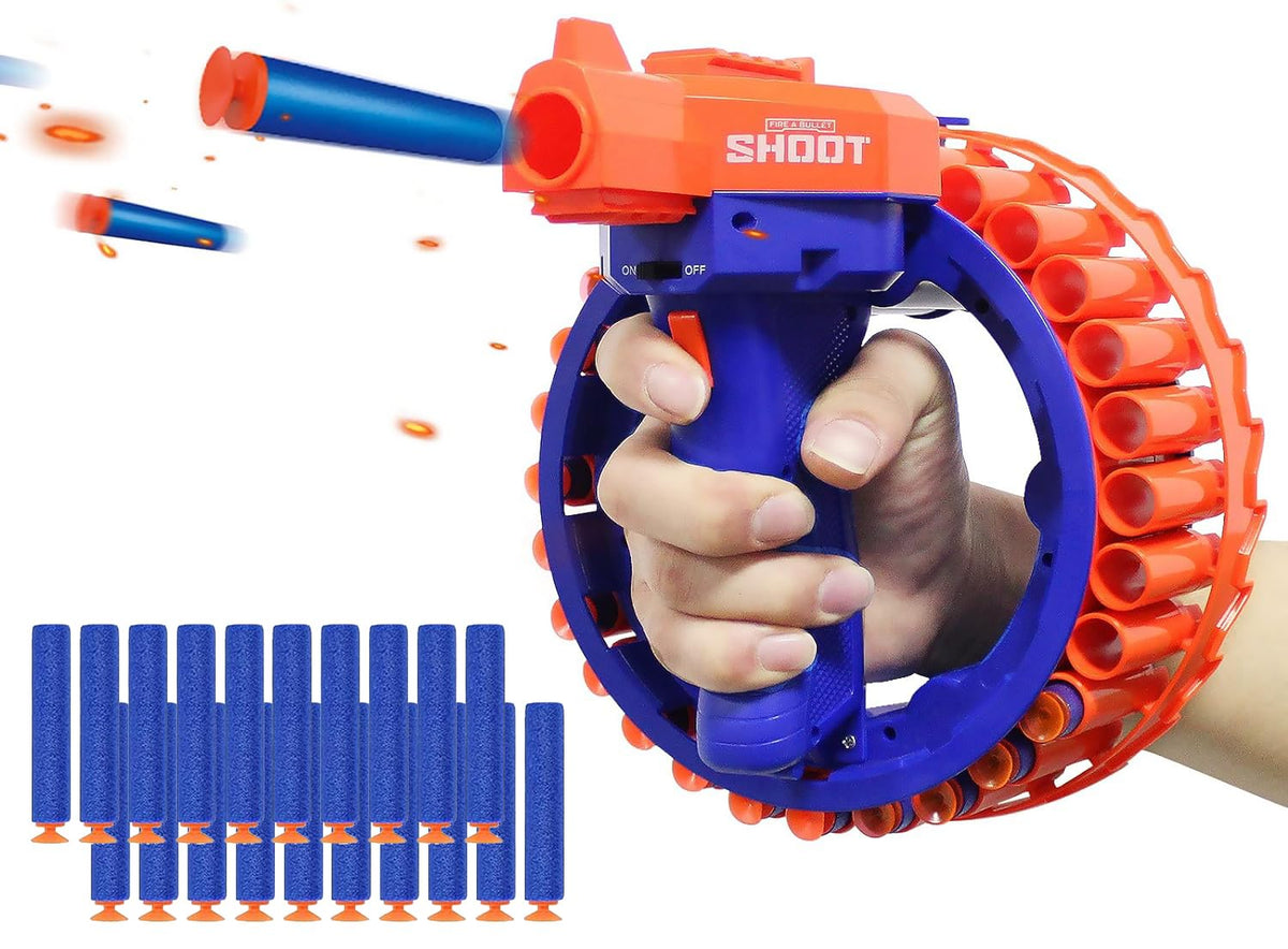 Toyshine Electric Toy Gun Automatic Soft Foam Bullet Blaster Gun Toy,