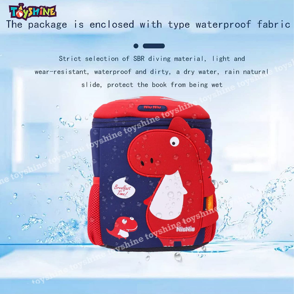Toyshine Dinosaur Backpacks for Kids Girls Boys Cute Dinosaurs Dino To