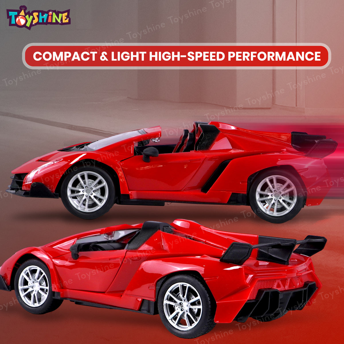 Toyshine 1:14 Scale Remote Control Rechargeable Fast Racing Toy Car in