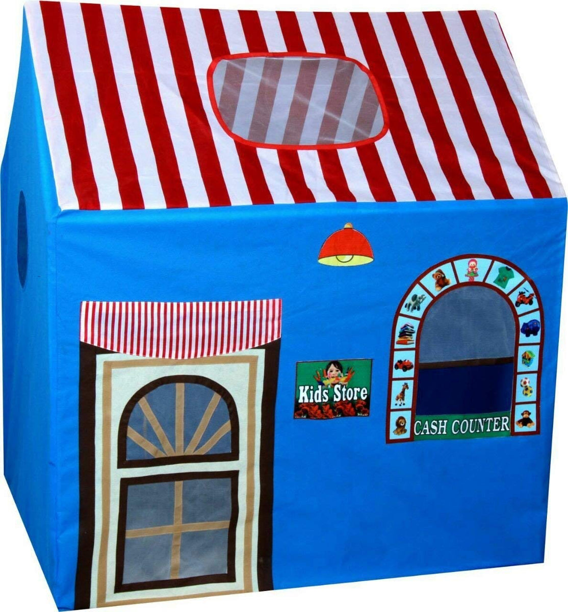Toyshine Jumbo Size Kids Store Tent House for Kids, (Blue)