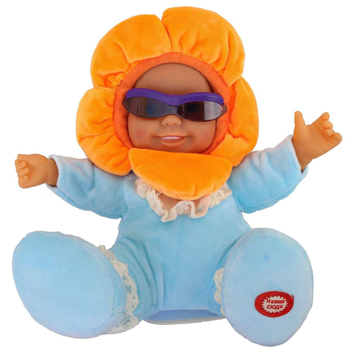 Toyshine Musical Soft Funky Realistic Baby Toy with Moving Head, Body