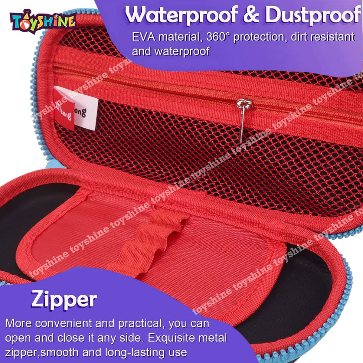 Toyshine Space Rocket Pencil Case with multiple compartment Students S